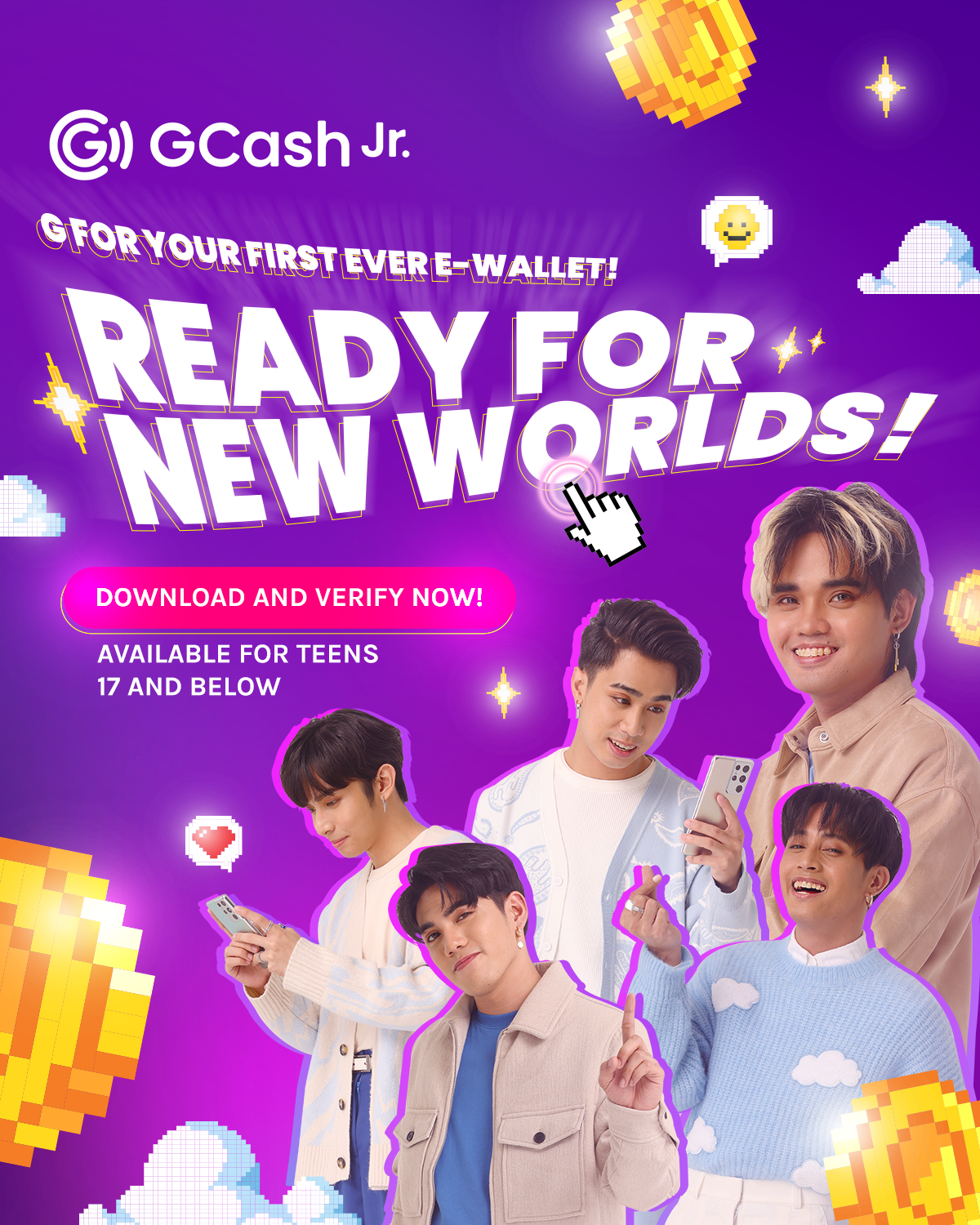 Be ready to discover bigger things with your first e-wallet, GCash Jr ...