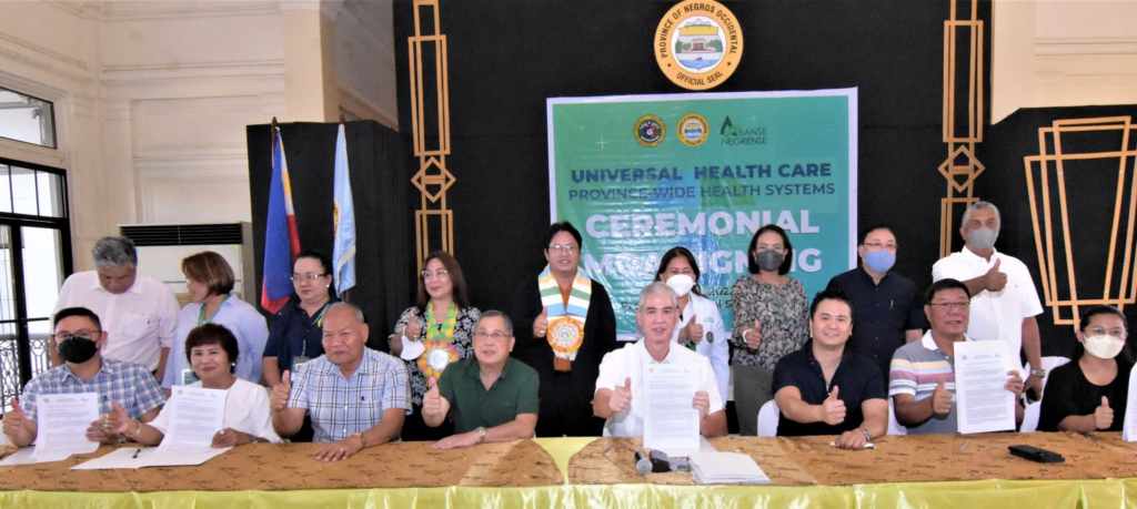 Universal Health Care MOA signing historic moment for NegOcc: DOH ...